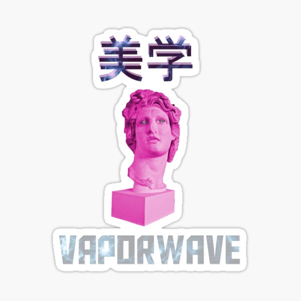 "Vaporwave" Sticker by GeeBeeKay | Redbubble