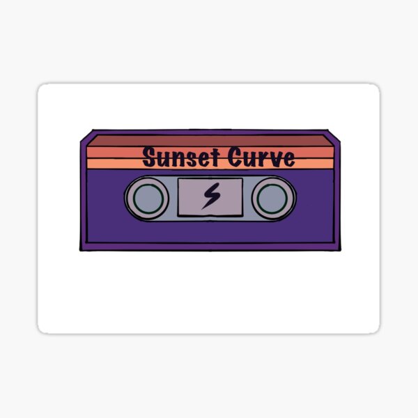"Sunset Curve " Sticker for Sale by theavocadodiary | Redbubble