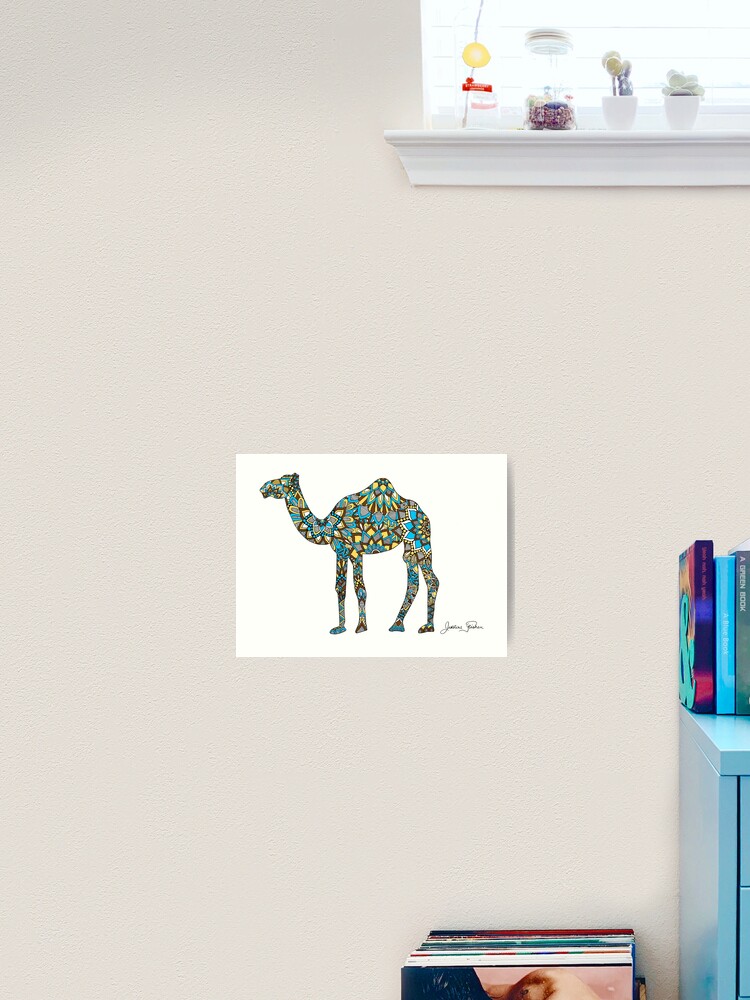 Camel zentangle decal Paper & Party Supplies etna.com.pe