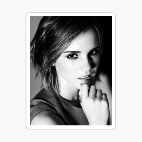 "Emma Watson " Sticker by mikejak | Redbubble