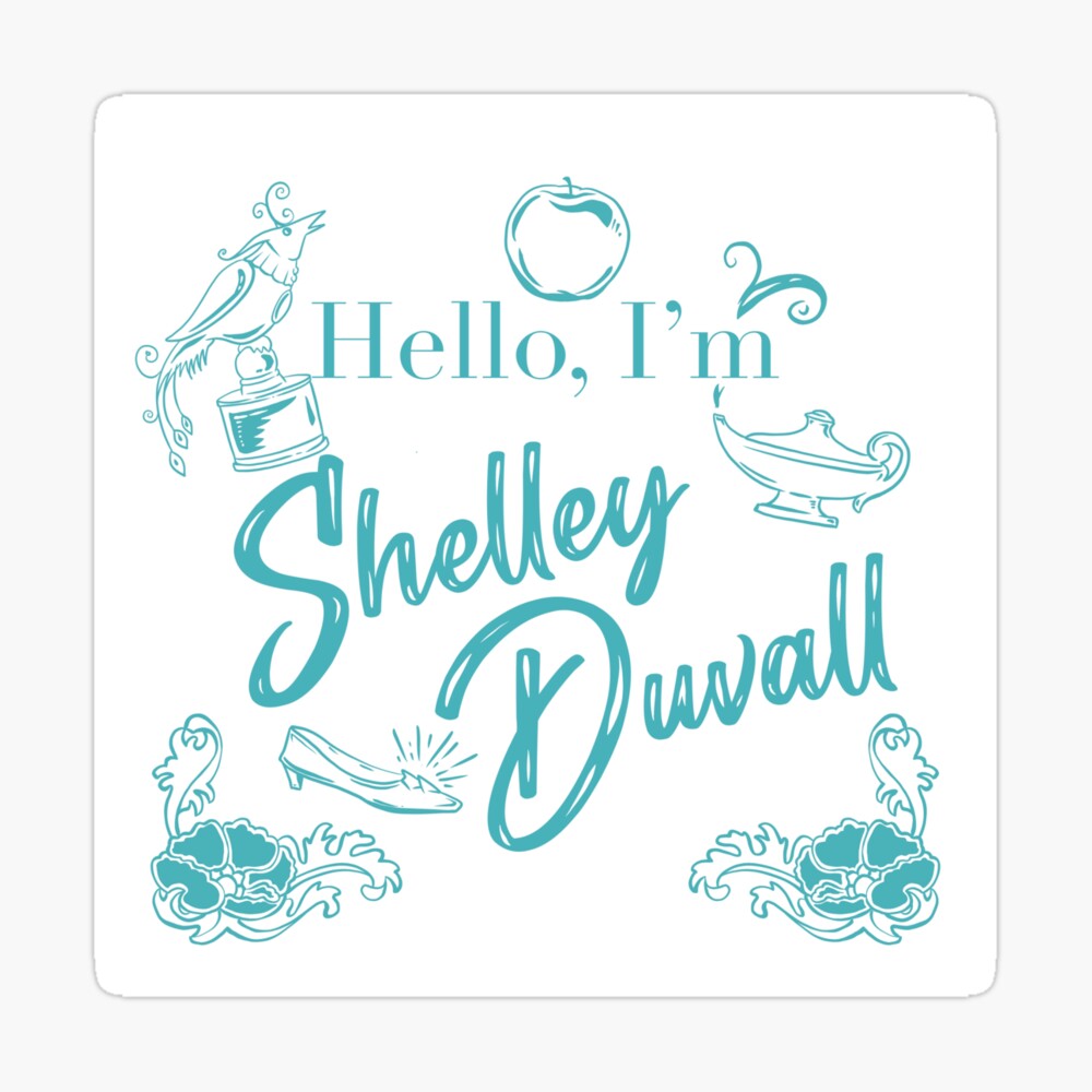 Hello I'm Shelley Duvall Faerie Tale Theatre Yellow Sticker Paper ...