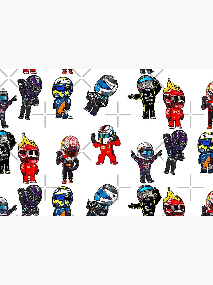 "F1 Mini Drivers Sticker Pack" Mask for Sale by DaCorsa-Cavallo | Redbubble