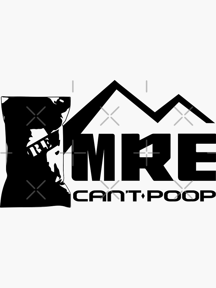 "MRE" Sticker for Sale by Firethreadz | Redbubble