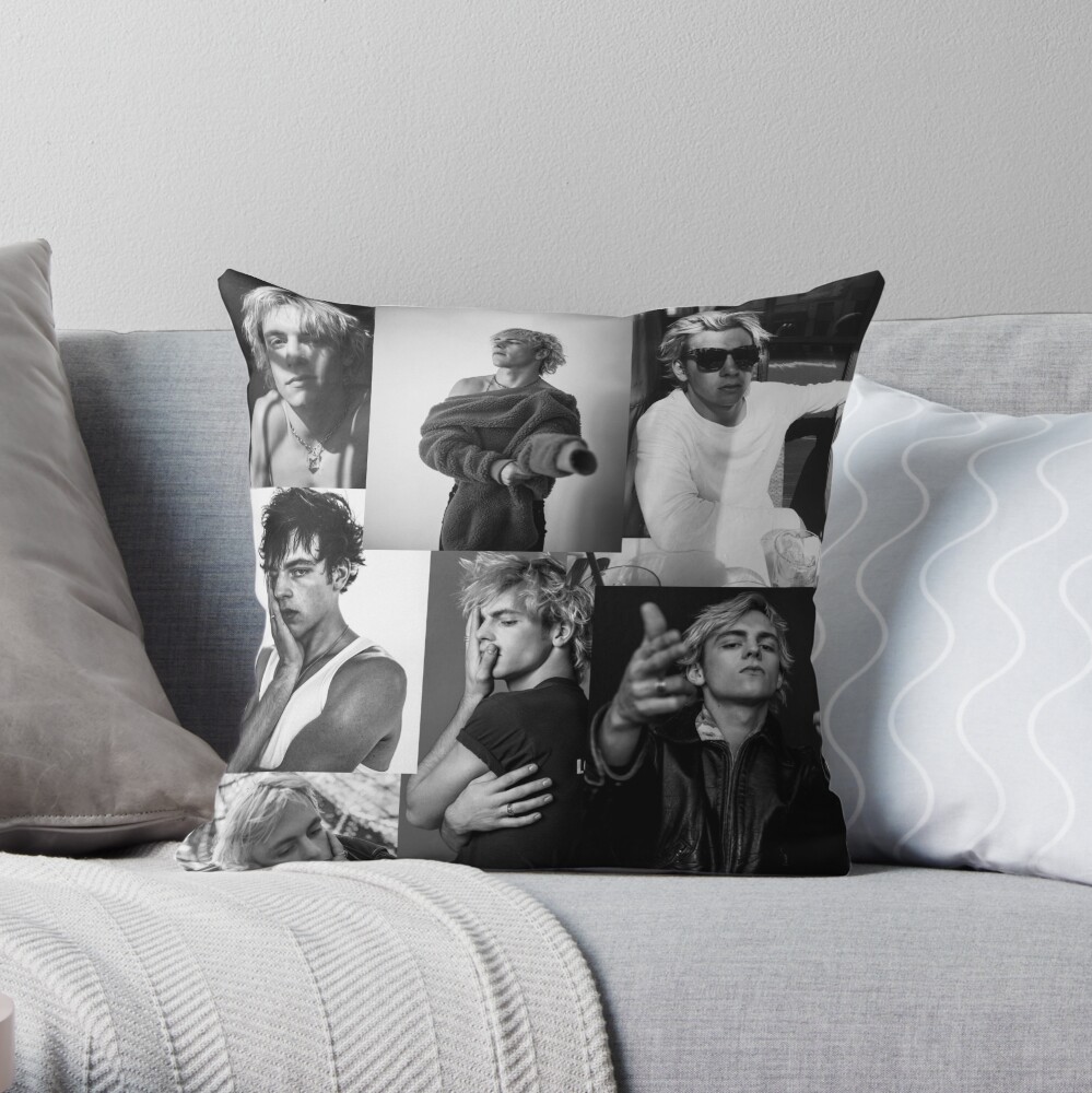 Ross Lynch Collage Throw Pillow For Sale By Nflixart Redbubble