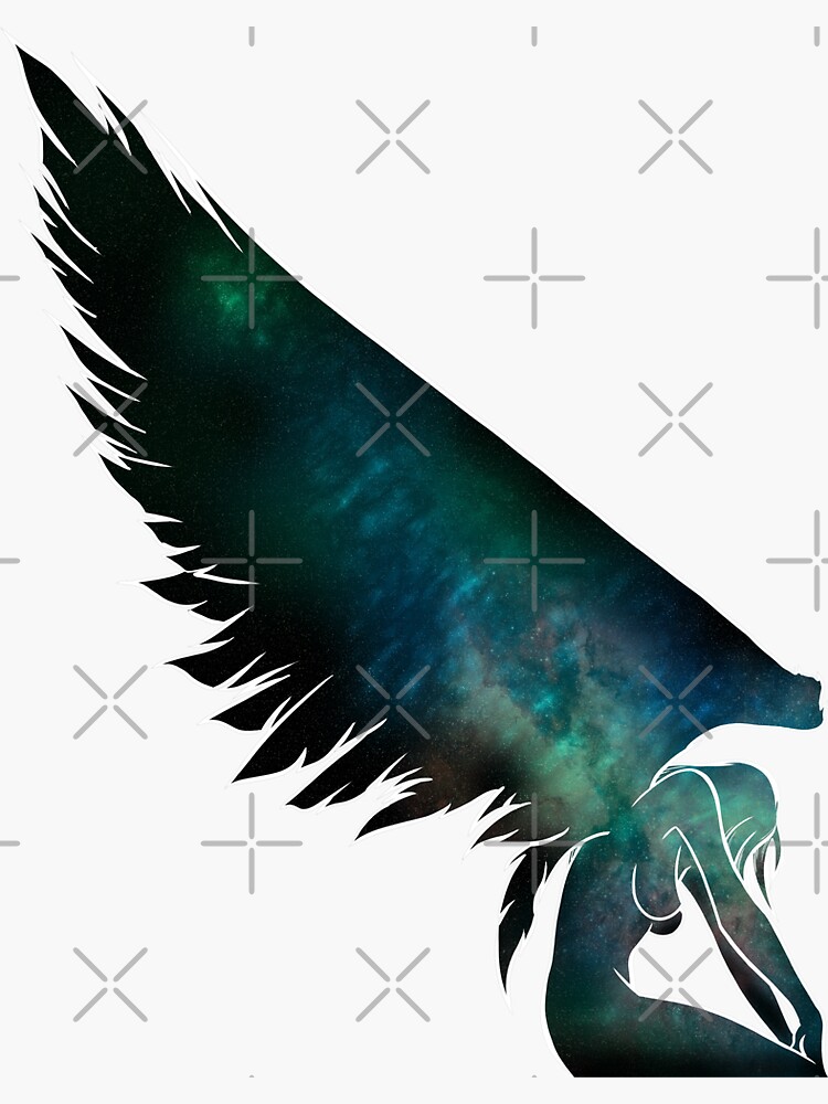 "Fallen Angel" Sticker for Sale by CarloBtz | Redbubble