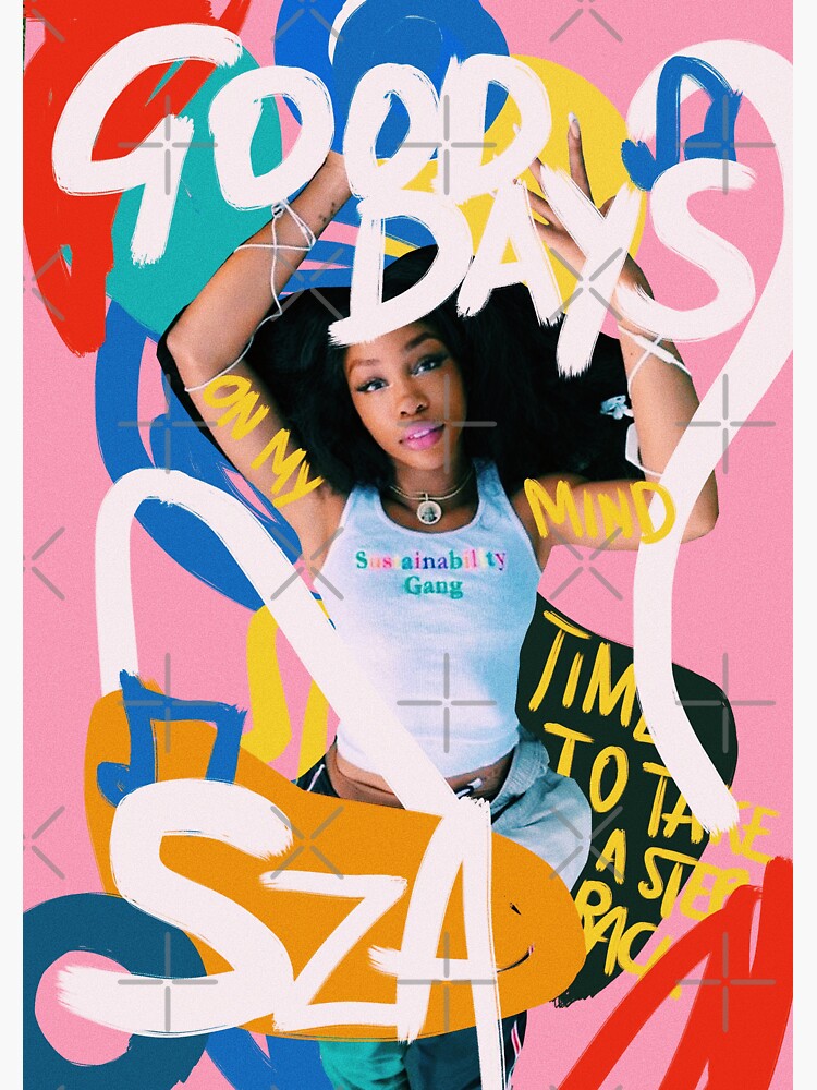 "SZA's Good Days" Sticker for Sale by TisoBoiteto | Redbubble
