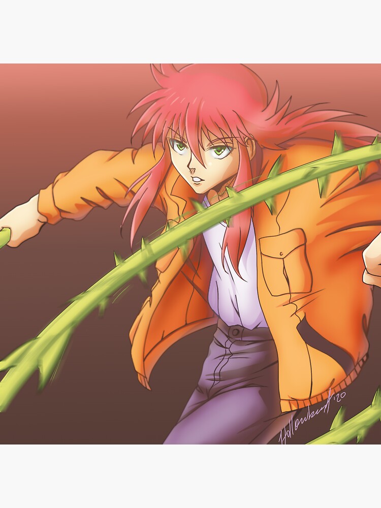 "Kurama" Sticker for Sale by Hollowbeat | Redbubble