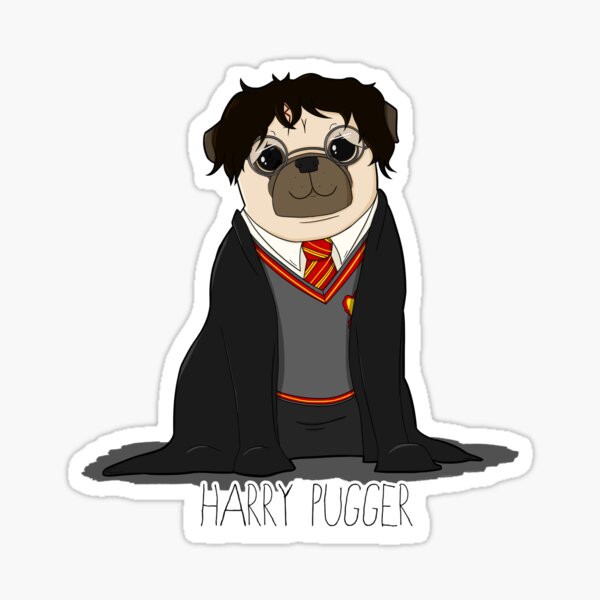 Harry Pugger Stickers | Redbubble