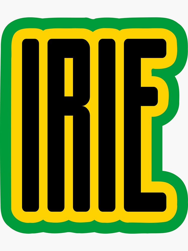 "Irie Jamaica Colors" Sticker for Sale by jenngz | Redbubble