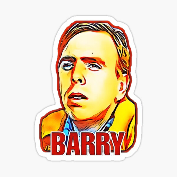 "Barry " Sticker for Sale by RGPdesigns | Redbubble