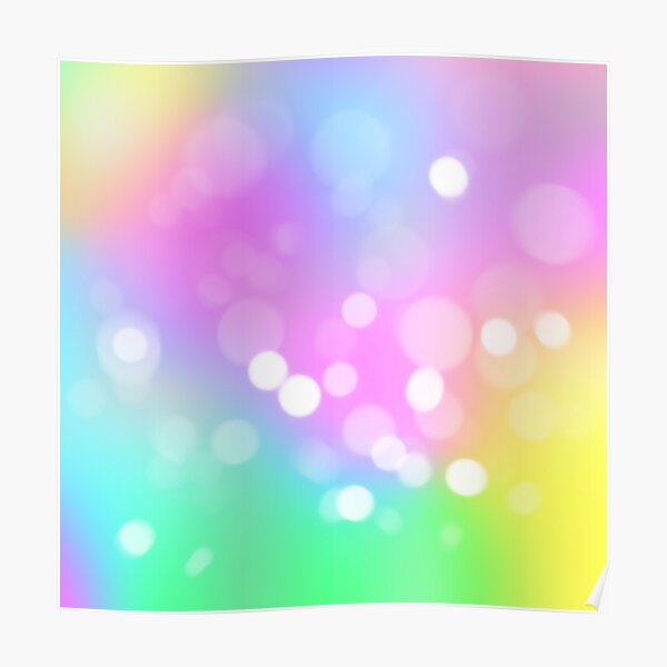 "Magenta Bubble Rainbow" Poster by choisanezine | Redbubble