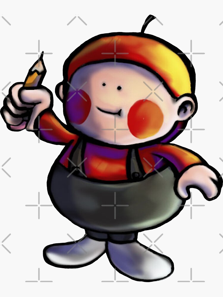 "Apple Kid - Earthbound" Sticker by SaradaBoru | Redbubble