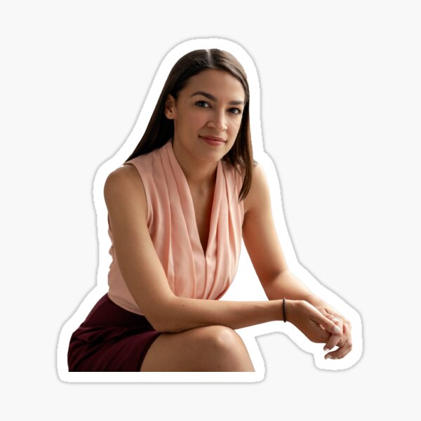 "alexandria ocasio-cortez aoc photoshoot" Sticker for Sale by ...