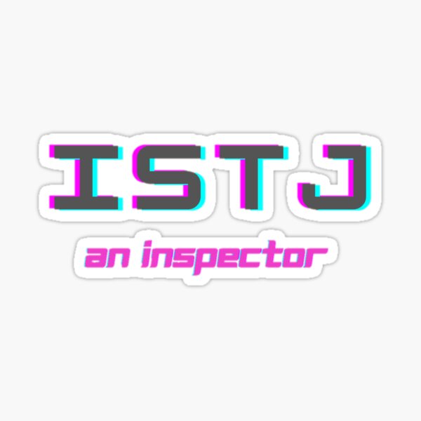 "mbti-istj" Sticker for Sale by artist1225 | Redbubble
