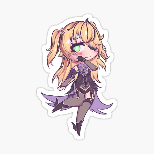 "Chibi Fischl" Sticker for Sale by Devsies | Redbubble