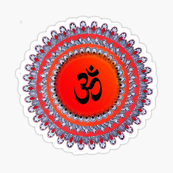 "OM " Sticker for Sale by artesiaKT | Redbubble