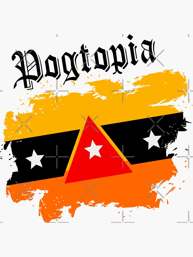 Pegatina «Pogtopia Flag Breaking Style - Lmanberg Dream smp, Wilbur ...