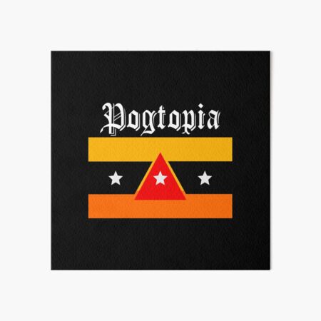 "Pogtopia Flag - Wilbur soot, TommyInnit, Dream smp" Art Board Print by ...