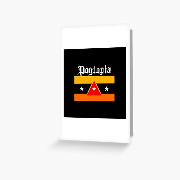 "Pogtopia Flag - Wilbur soot, TommyInnit, Dream smp" Greeting Card for ...