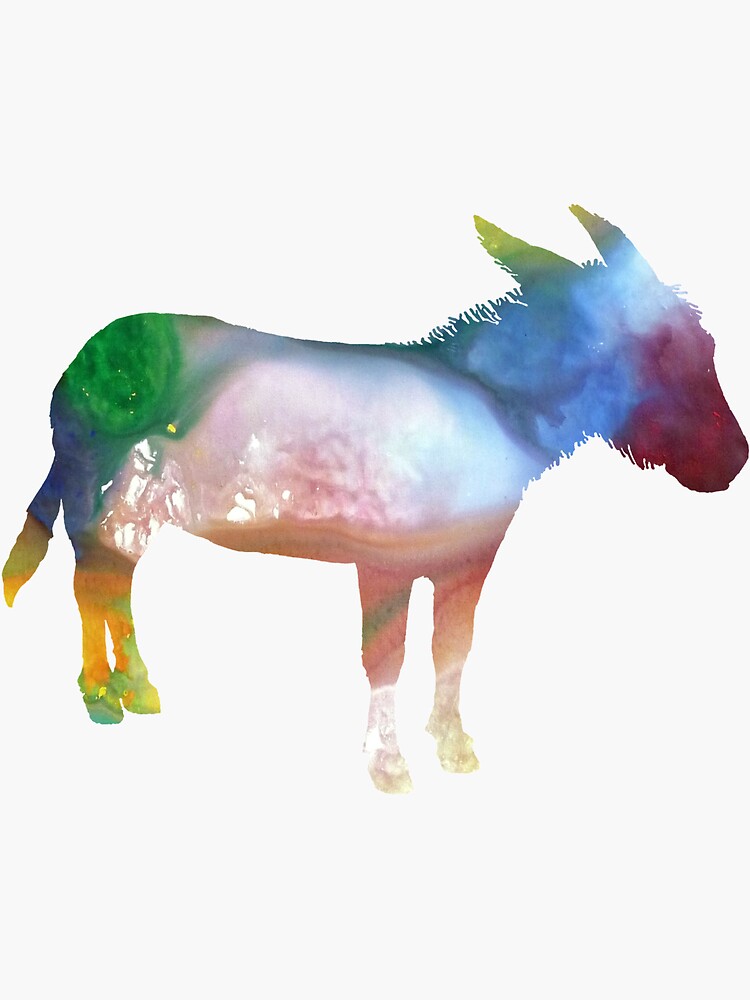 "Donkey" Sticker for Sale by MordaxFurritus | Redbubble