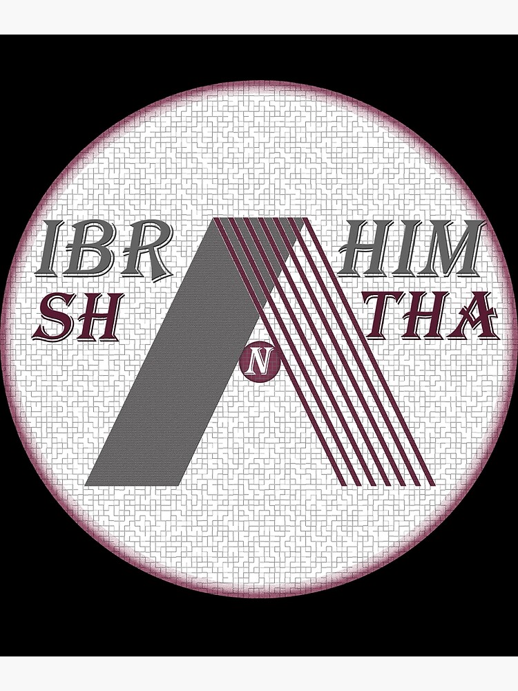 "Ibrahim & Shatha Lovely Family Logo" Poster by ZoomTaDesign | Redbubble