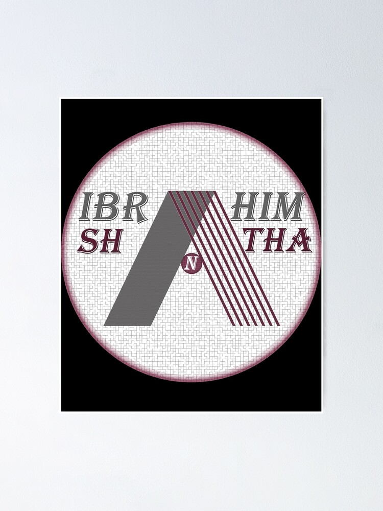 "Ibrahim & Shatha Lovely Family Logo" Poster by ZoomTaDesign | Redbubble
