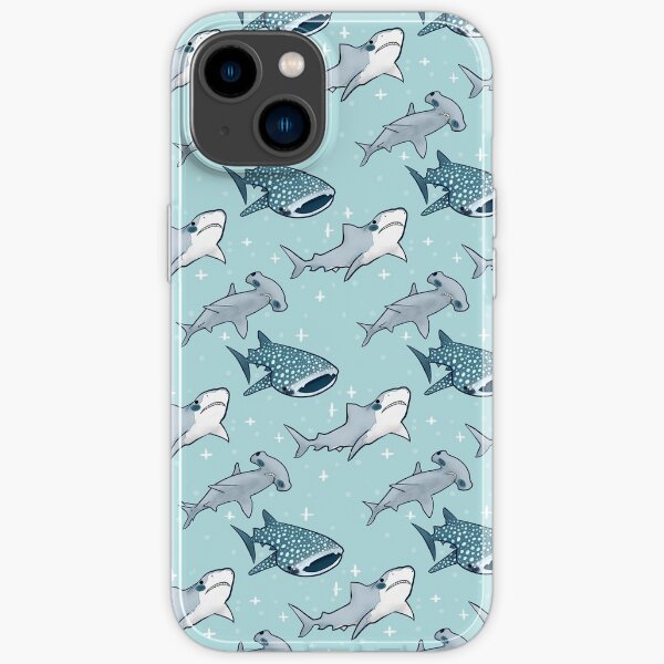 "Shark Pattern" iPhone Case for Sale by wizarddog | Redbubble