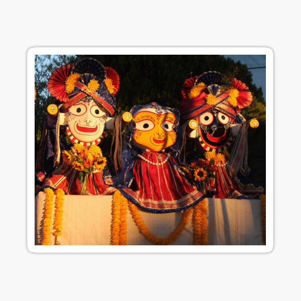 "Jagannath" Sticker by JennJoy | Redbubble