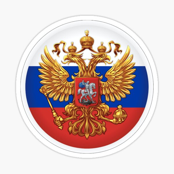 "Russian flag" Sticker for Sale by suri10 | Redbubble