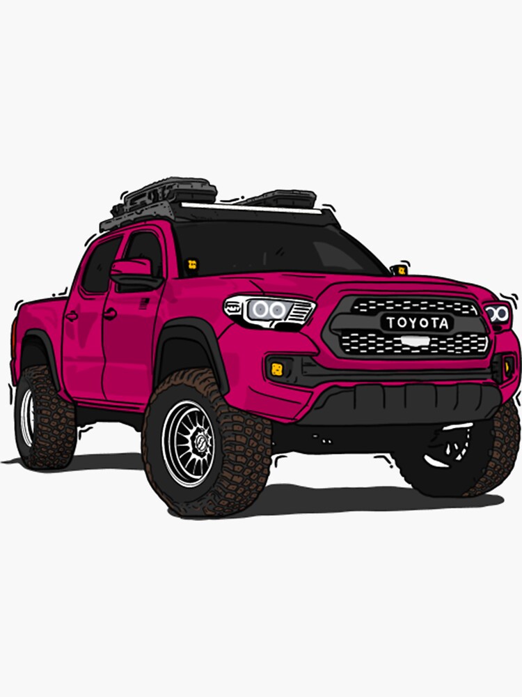 "Toyota 4runner Toyota 4Runner Pink" Sticker for Sale by LugCraft1987 ...