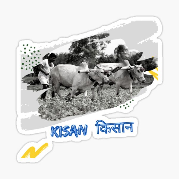 "Kisan Ekta Zindabad!" Sticker for Sale by Said1998 | Redbubble
