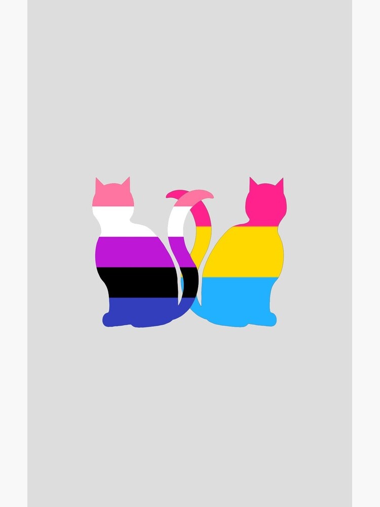 Genderfluid Pansexual Pride Cats Samsung Galaxy Phone Case For Sale