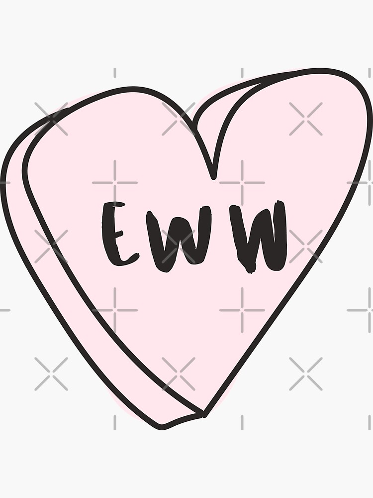"EWW Sassy Conversation Heart ♡ Trendy/Hipster/Tumblr Meme" Sticker for ...