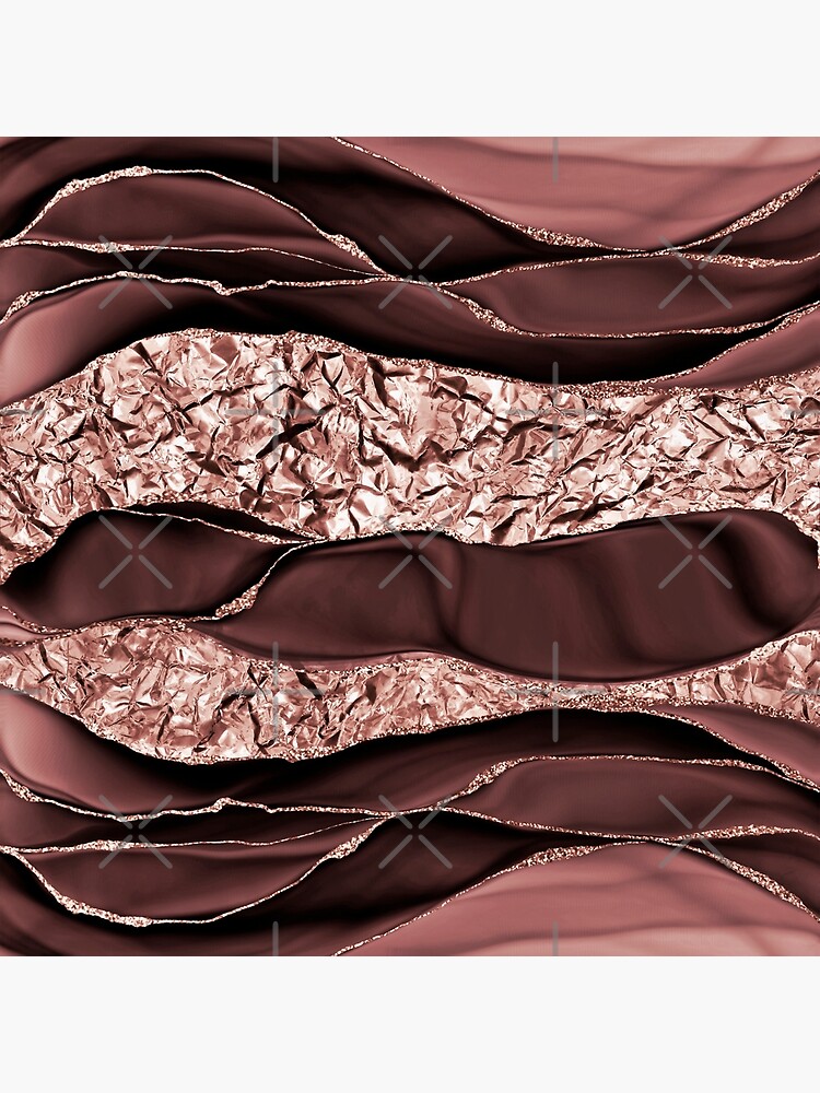 "Faux Copper Marble And Metal Texture " Art Print for Sale by ...