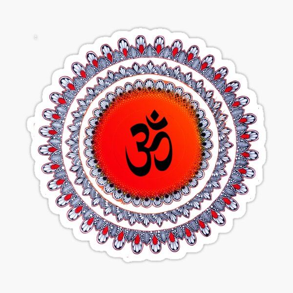 "OM" Sticker for Sale by artesiaKT | Redbubble