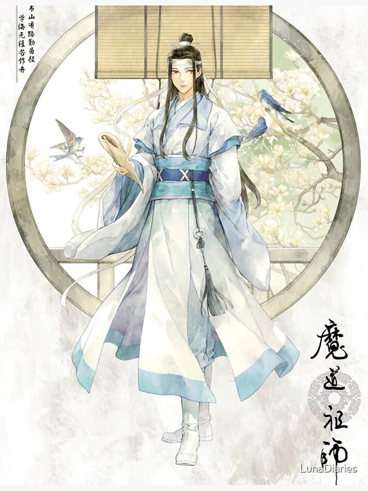 "Lan Zhan" Sticker for Sale by LunaDiaries | Redbubble