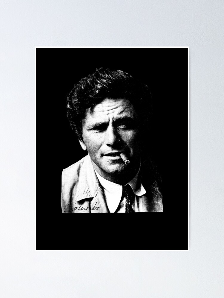 "Columbo // Portrait" Poster for Sale by RomancePool | Redbubble
