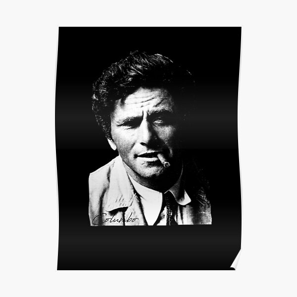 "Columbo // Portrait" Poster for Sale by RomancePool | Redbubble
