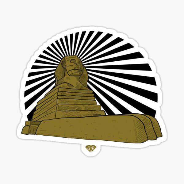 "Sphinx" Sticker for Sale by OrNissimDesigns | Redbubble