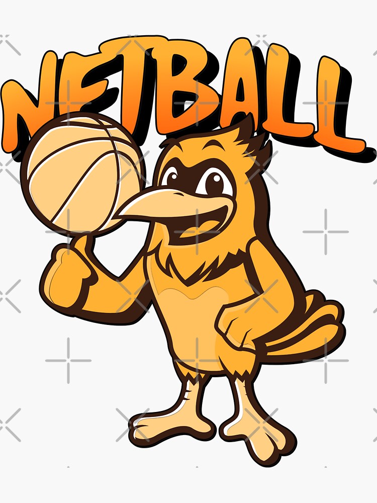 "Cute Netball Bird" Sticker for Sale by joabaj | Redbubble