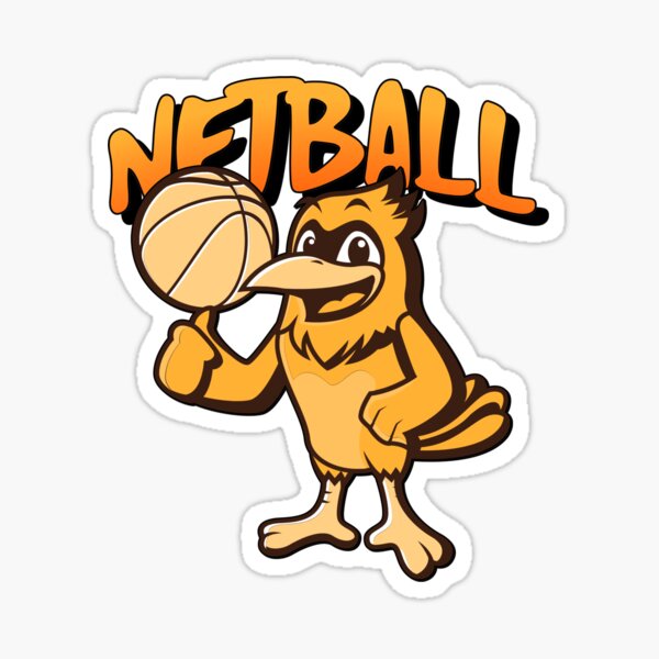 "Cute Netball Bird" Sticker for Sale by joabaj | Redbubble