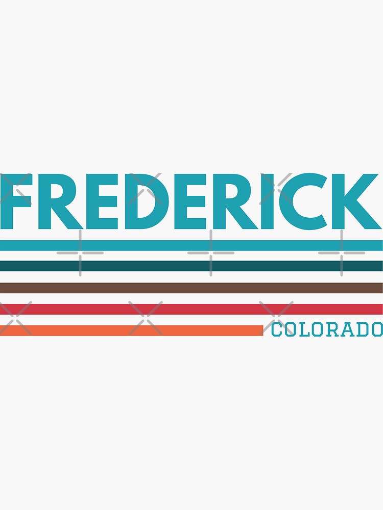"Frederick Colorado" Sticker for Sale by Taumaturgo | Redbubble