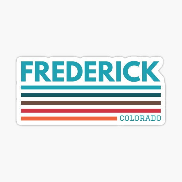 "Frederick Colorado" Sticker for Sale by Taumaturgo | Redbubble