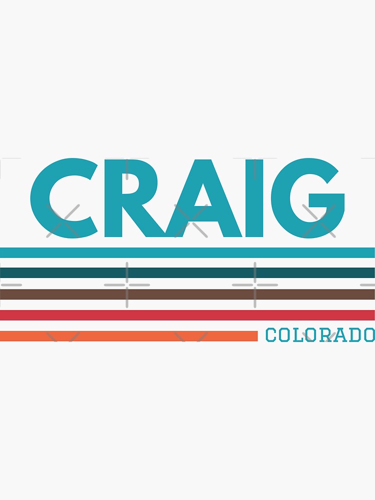 "Craig Colorado" Sticker for Sale by Taumaturgo | Redbubble