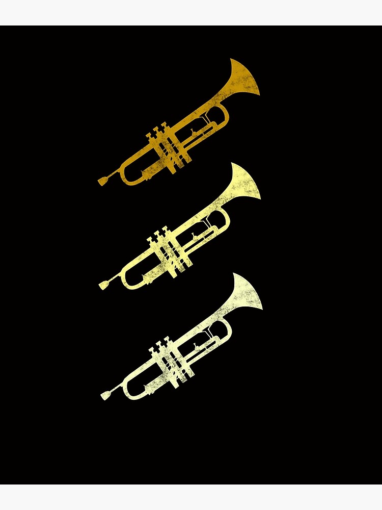 "Trumpet Colorful Trumpets Trumpeter" Poster by Imutobi | Redbubble