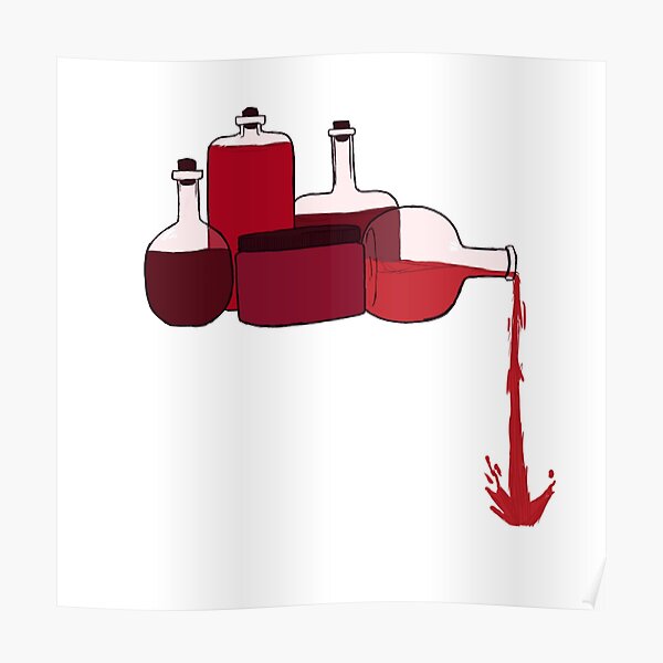 "Potion Spill" Poster for Sale by WardenoftheGay | Redbubble