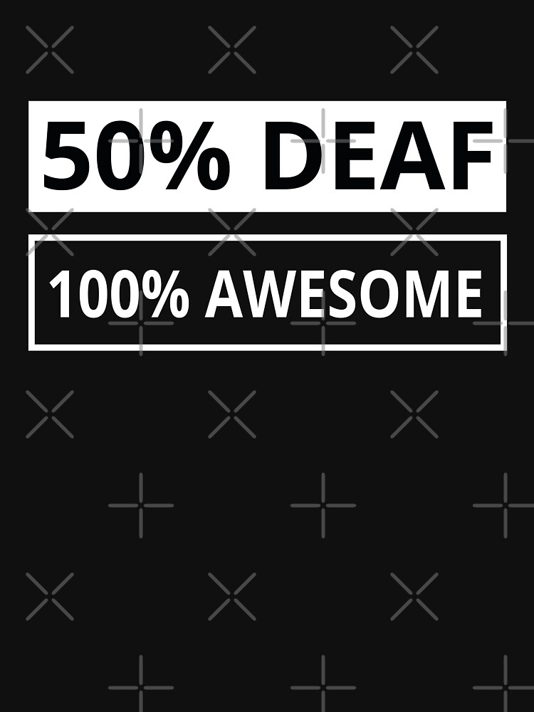 "Single-Sided Deafness Awareness Deaf Ear Gift" Active T-Shirt for Sale ...
