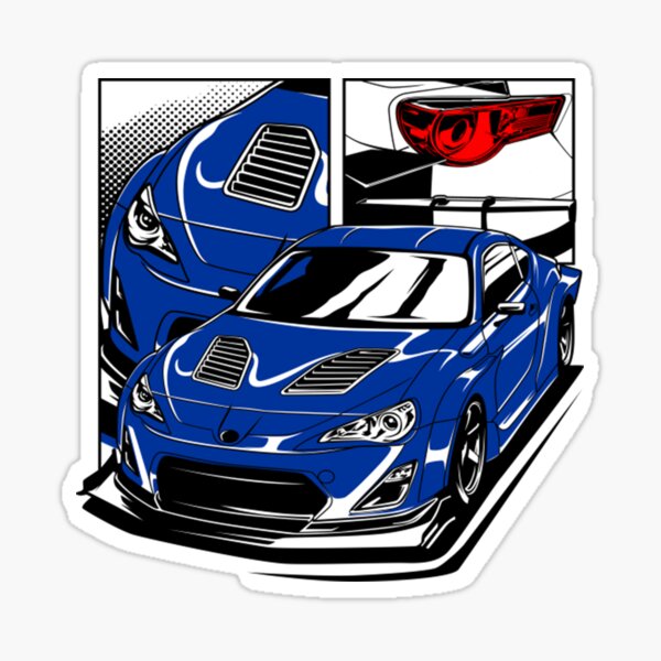 "Toyota Gt86 Toyota GT-86" Sticker for Sale by MozaikDesign | Redbubble