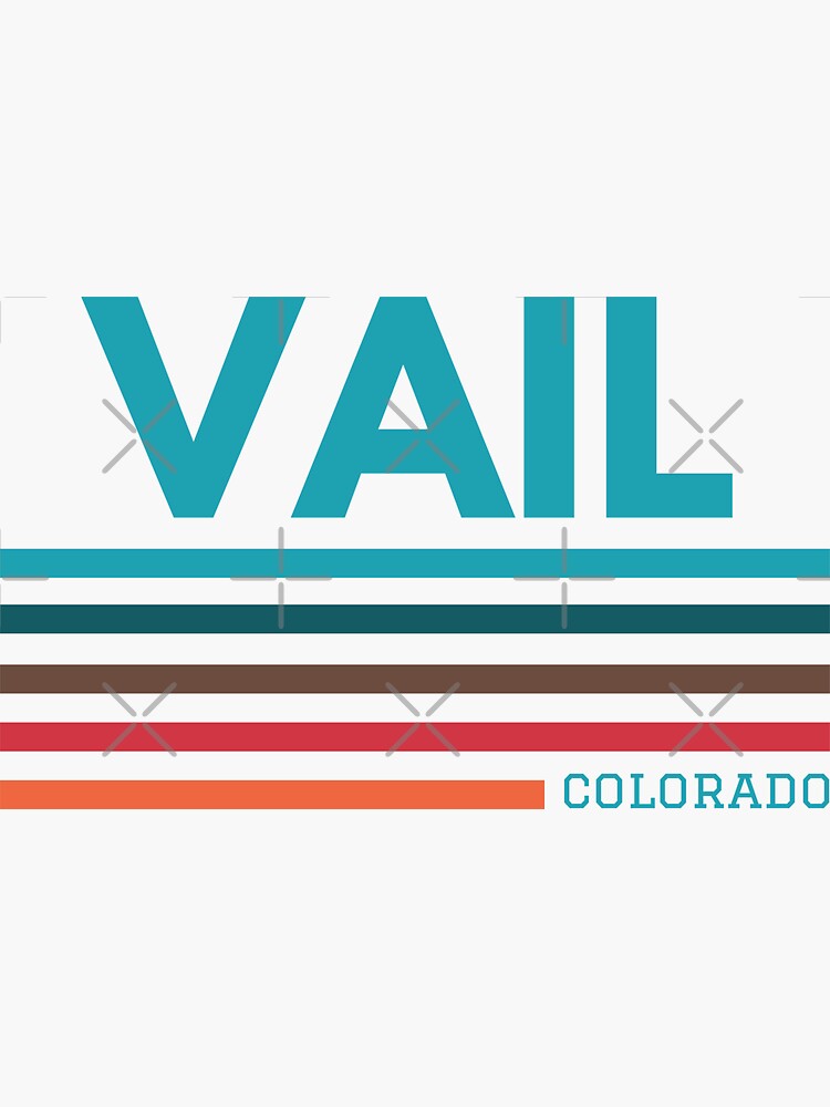 "Vail Colorado" Sticker for Sale by Taumaturgo | Redbubble