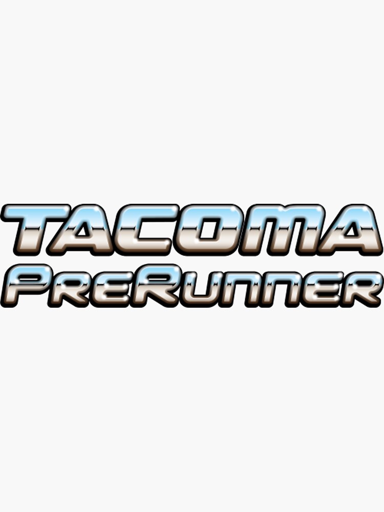 Pegatina «Toyota Tacoma PreRunner» de MozaikDesign | Redbubble
